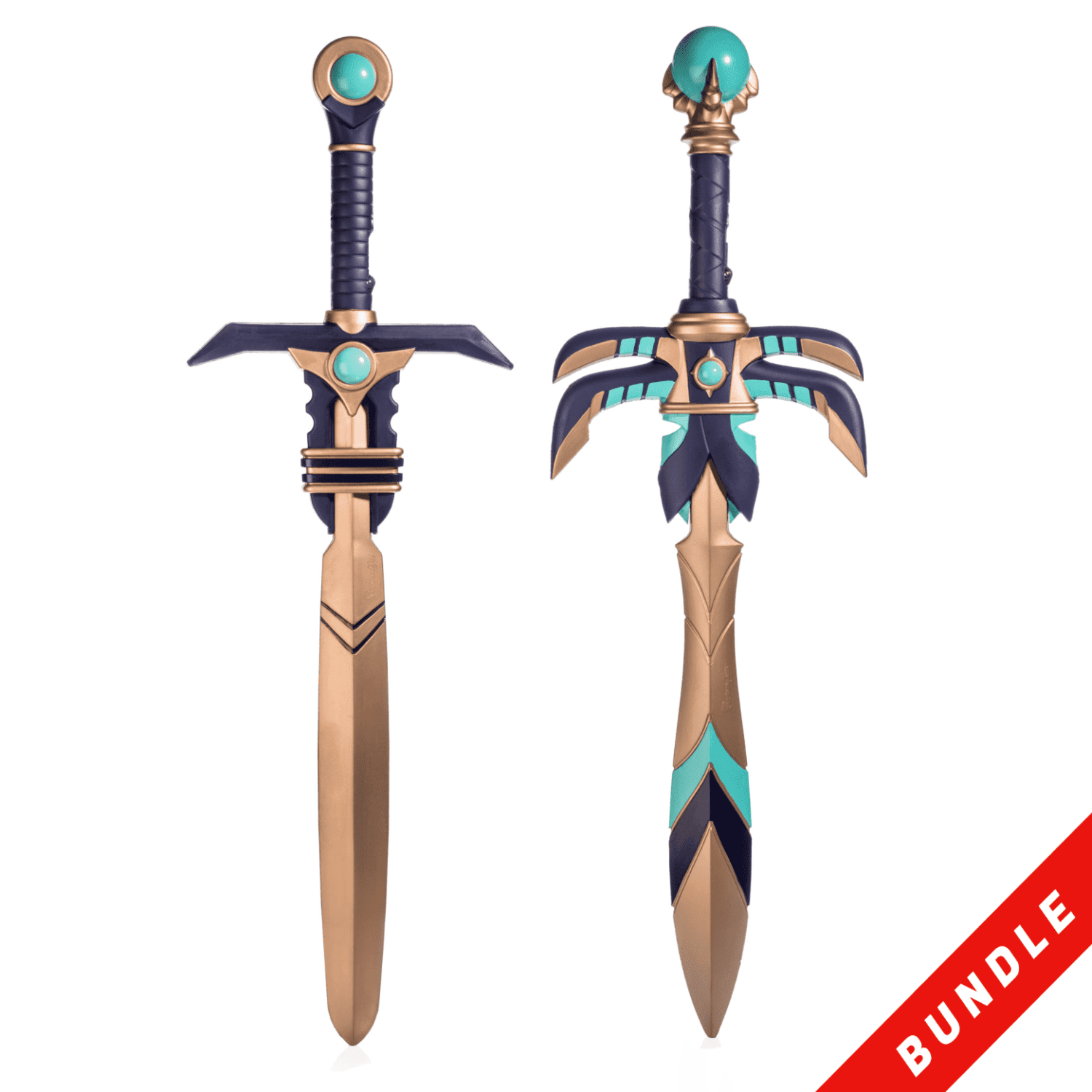 Arc Bundle | 2 Black and Red Foam Swords - Formidable Toys