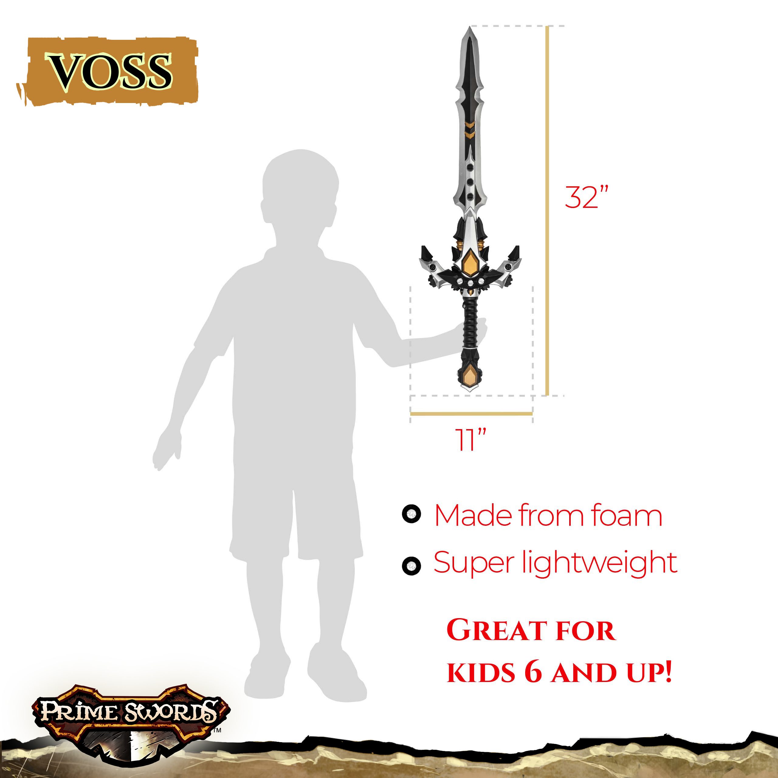 Voss Classic | Complete Foam Sword - Formidable Toys